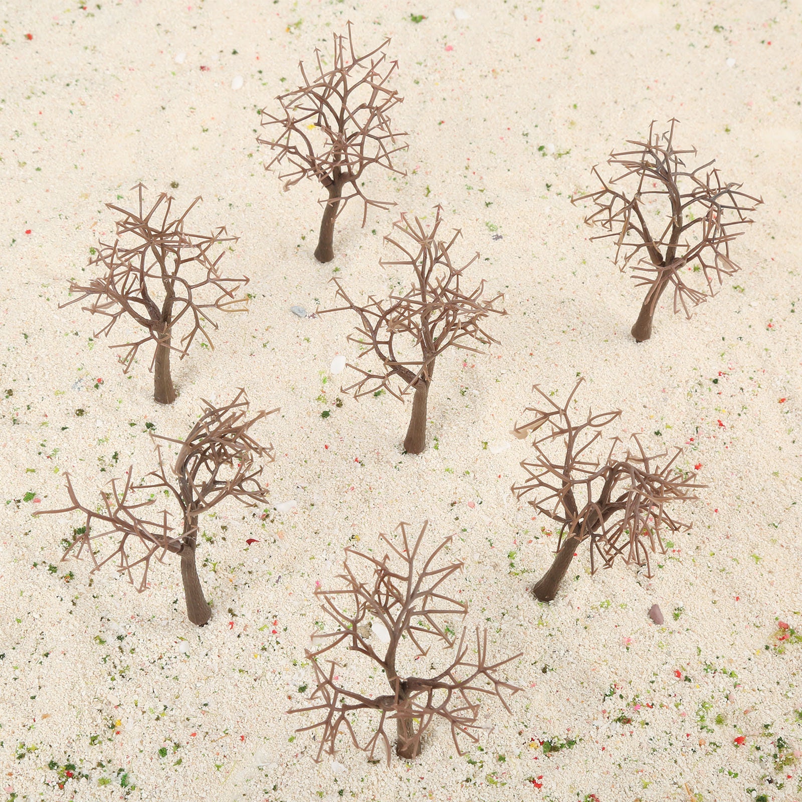 10 Pcs Miniature Brown Bare Trees Models Train Railway - Etsy