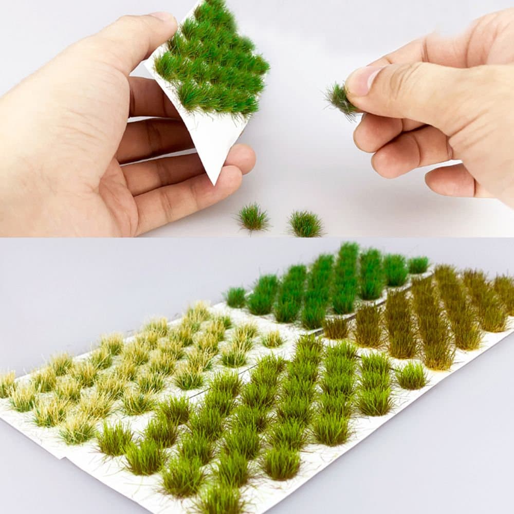 33 Pcs Miniature Season Grass Tuft Bush Cluster Models Railway - Etsy