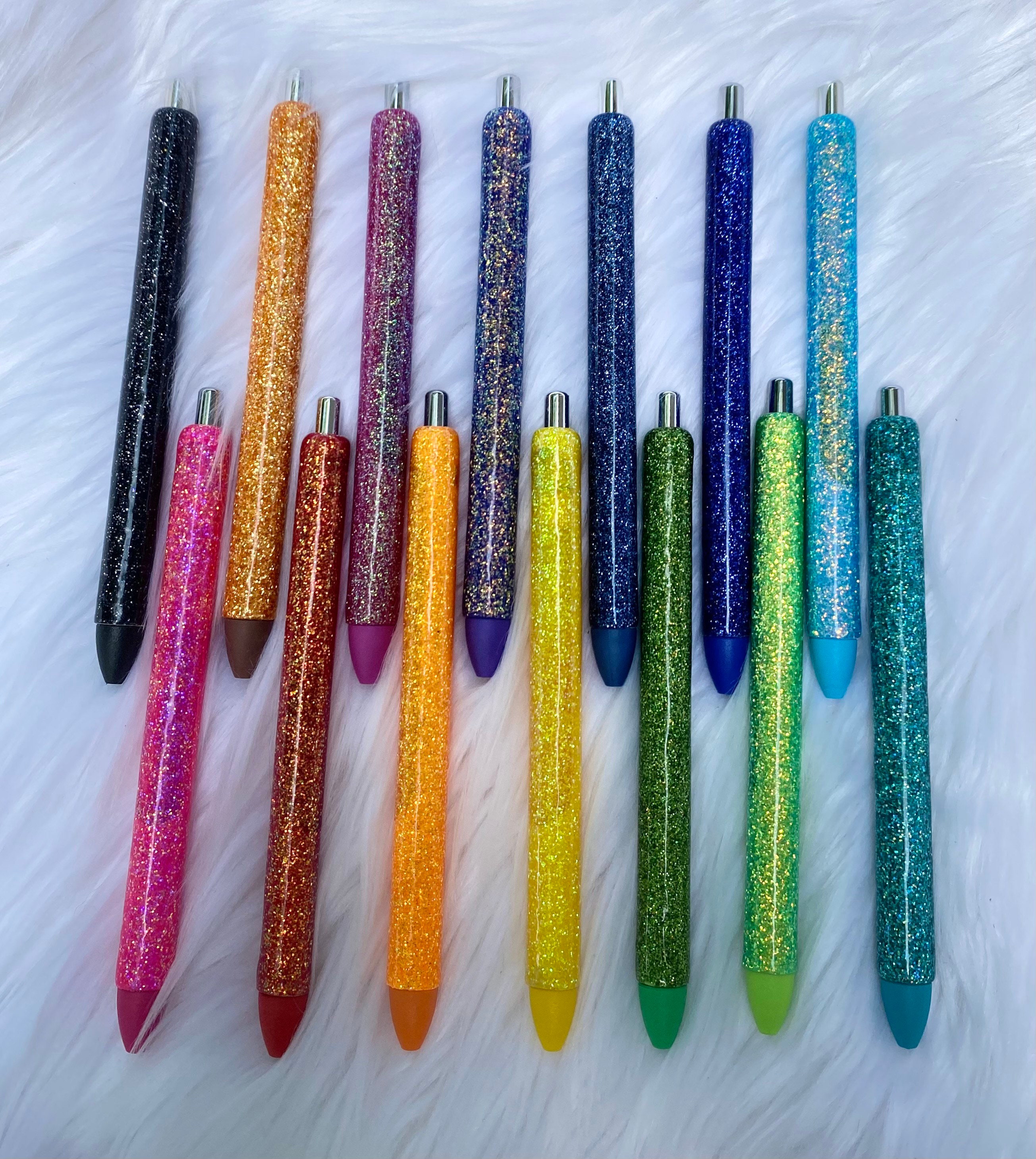 Glitter Ink Joy Gel Pens Glitter Pen Set Glitter Epoxy Pens - Etsy