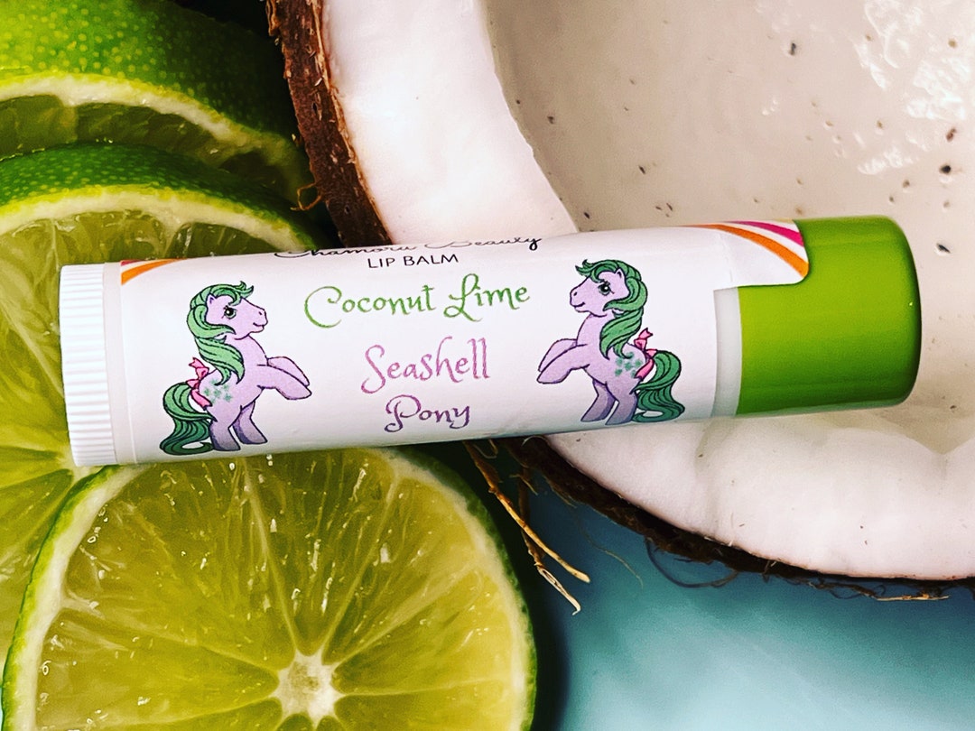 Coconut Lime Seashell Pony Lip Balm - Etsy