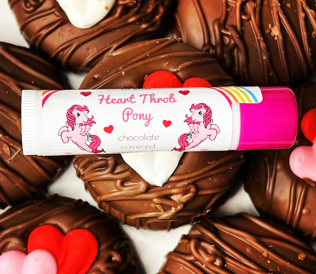 Heart Throb Pony|chocolate Covered Oreo Cookie Lip Balm - Etsy