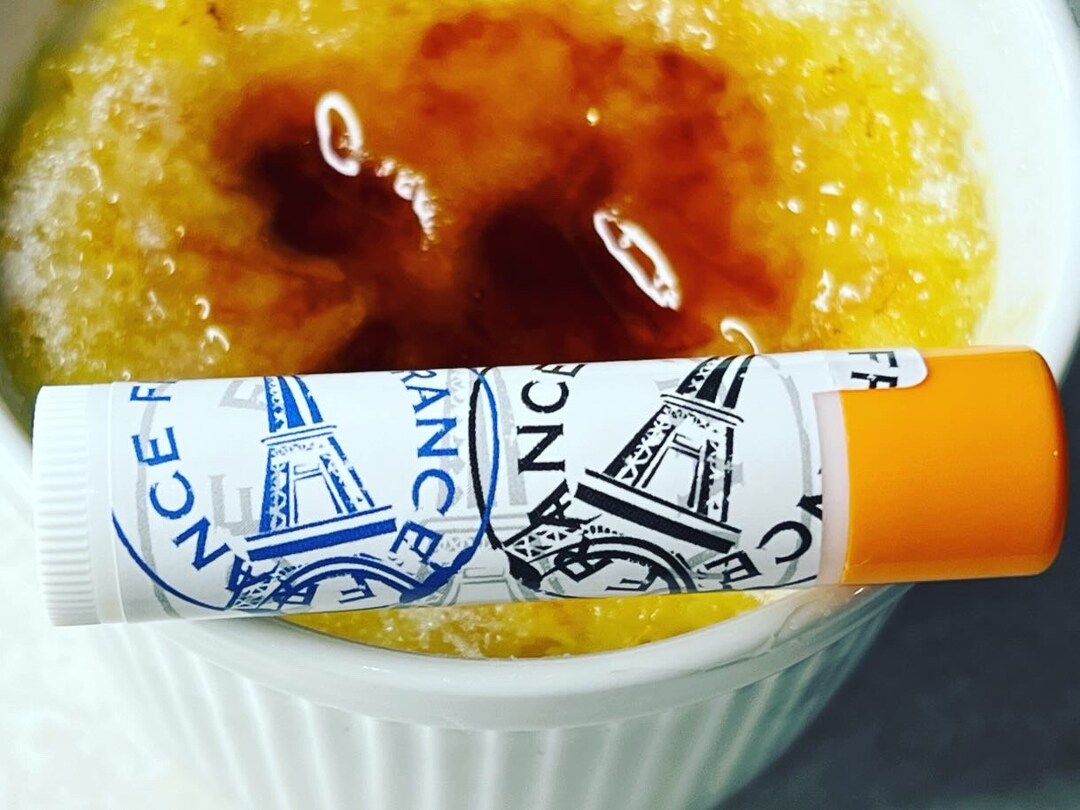 Creme Brûlée France Passport Stamps Lip Balm .15oz - Etsy