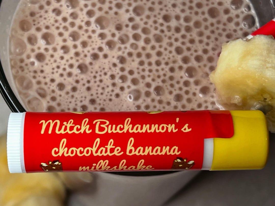 Mitch Buchannon’s Chocolate Banana Milkshake Lip Balm (.15oz) - Etsy