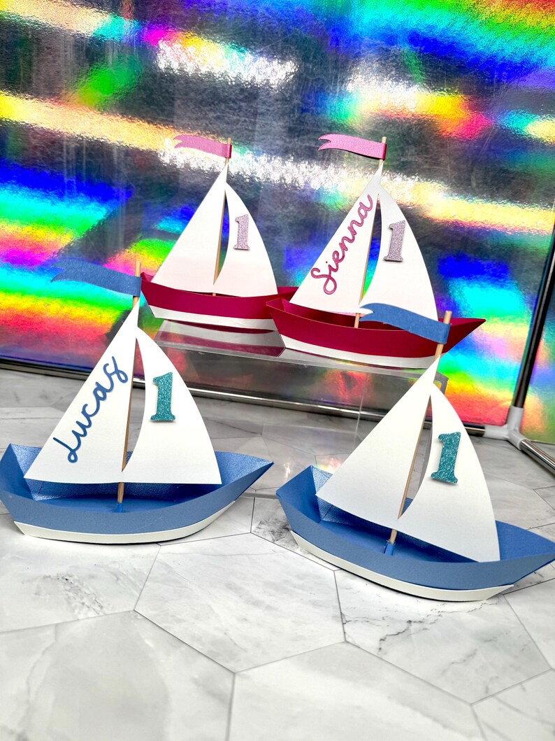 Personalized Nautical Candy Box - Sailboat Party Favor - Ocean Baby ...