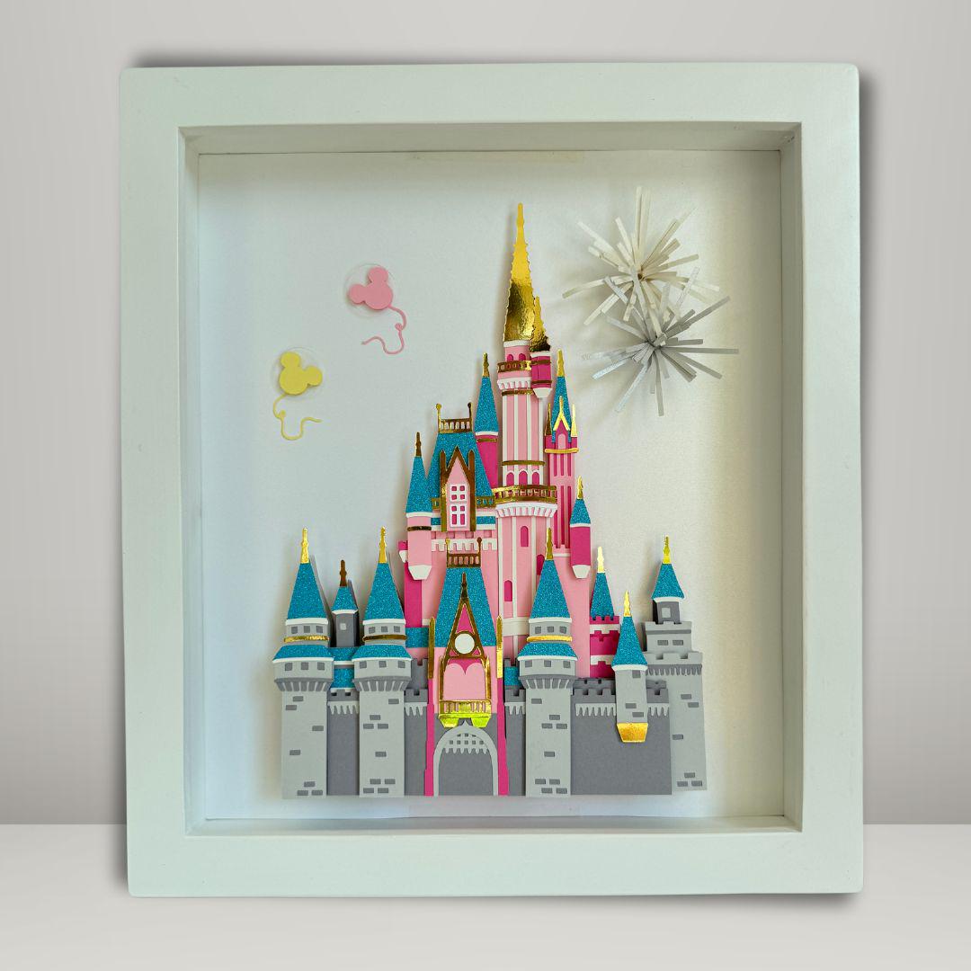 Florida Magical Castle | 3D Shadow Box | Layered Paper Art | Disney ...