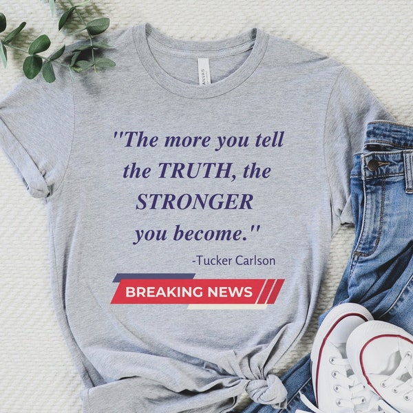 Tucker Carlson Shirt - Etsy