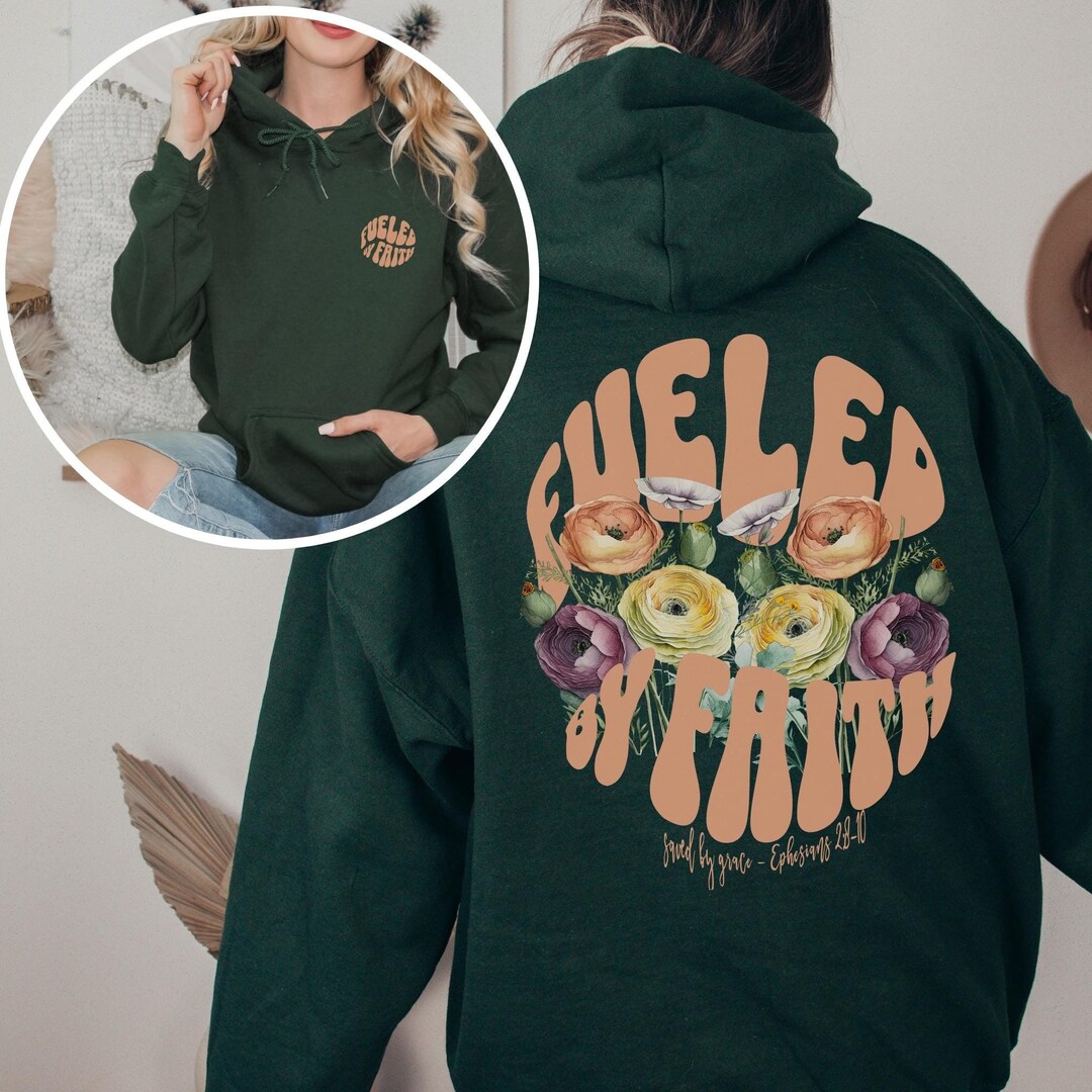 Christian Hoodies Women Christian Faith Based Hoodie Christian Merch ...