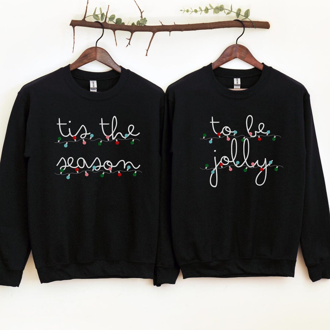 Matching Christmas Sweatshirts Matching Couple Sweatshirts Matching ...