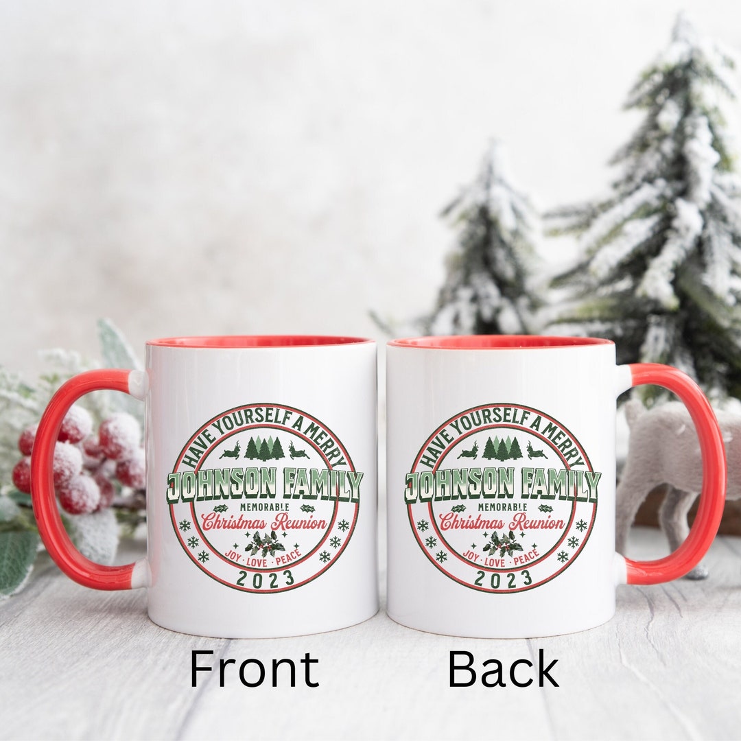 Personalized Christmas Family Reunion 2024 Coffee Mug Custom Christmas ...