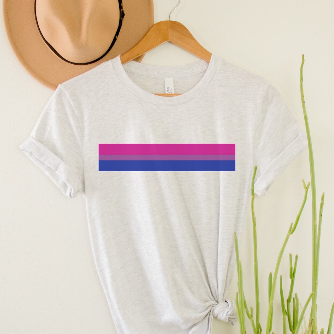 Subtle Bi Pride Shirt Subtle Pride Flag Outfit Unlabeled Bisexual Pride