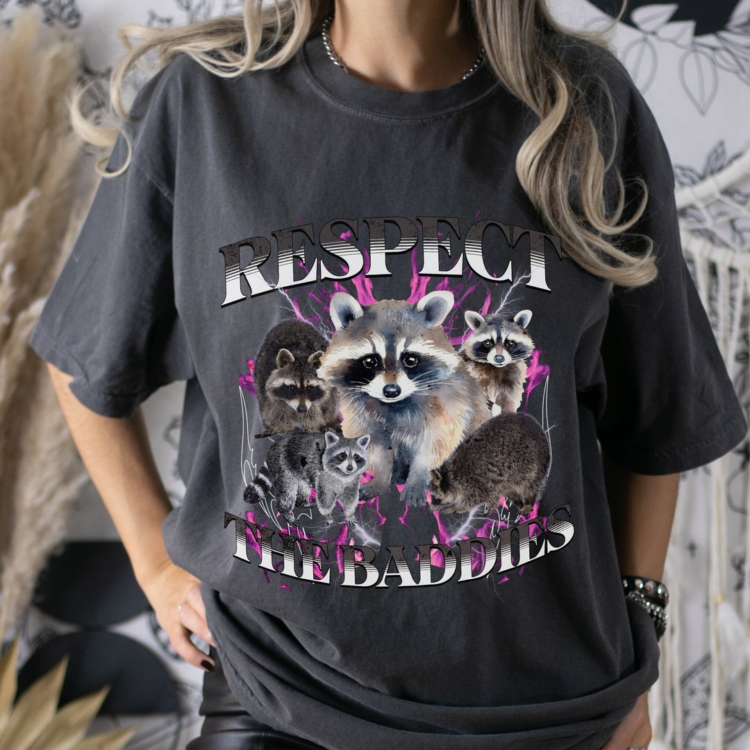Raccoon Shirt Funny Vintage 90s Bootleg T Shirt Meme Shirt Gen Z Shirt ...