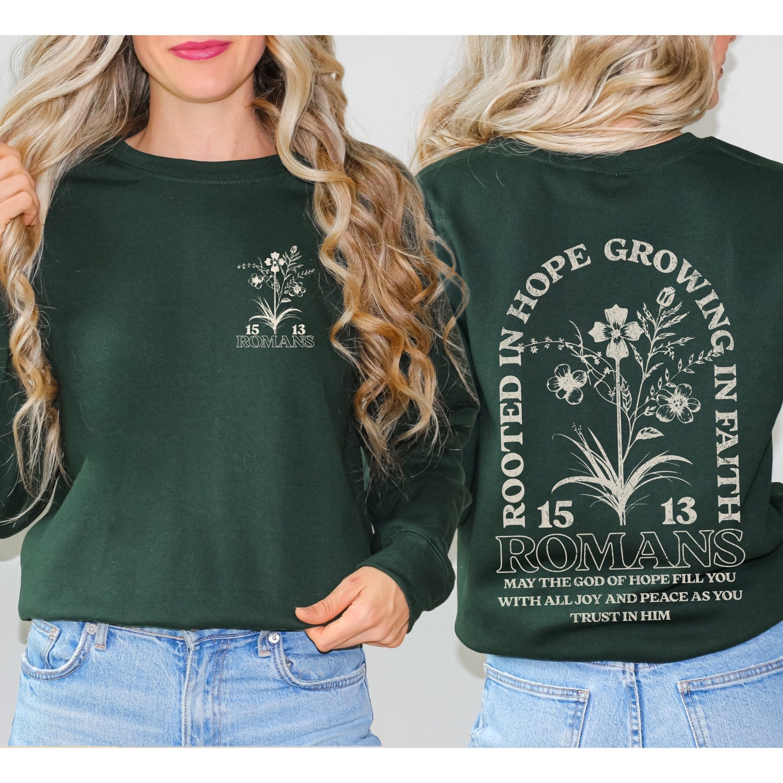 Christian Sweatshirt Woman Christian Merch Christian Clothes Christian ...