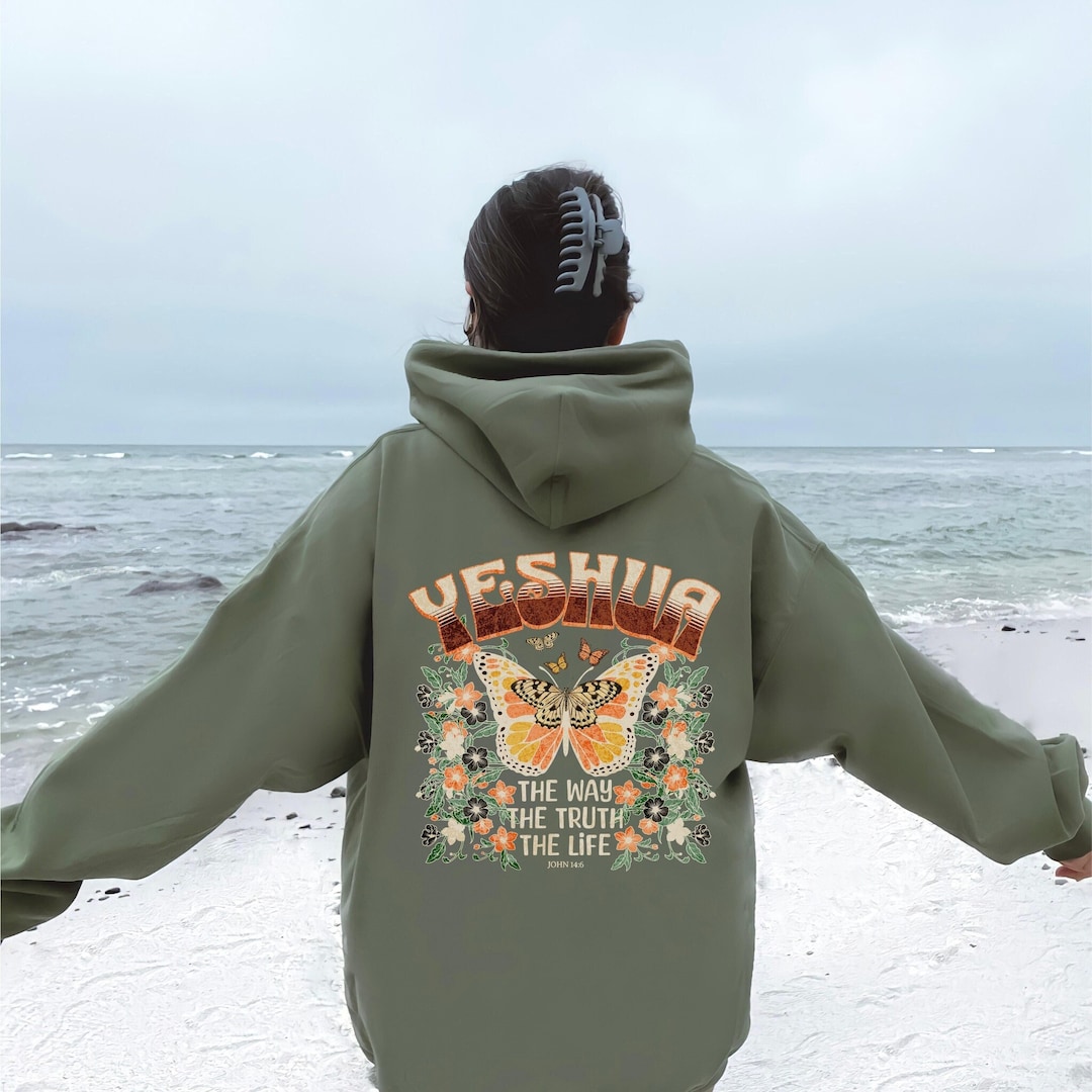 Cottegecore Yeshua Christian Jesus Hoodie Christian Merch Hoodies ...