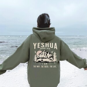 Yeshua Christian Hoodie Jesus Hoodie Christian Hoodies Christian ...