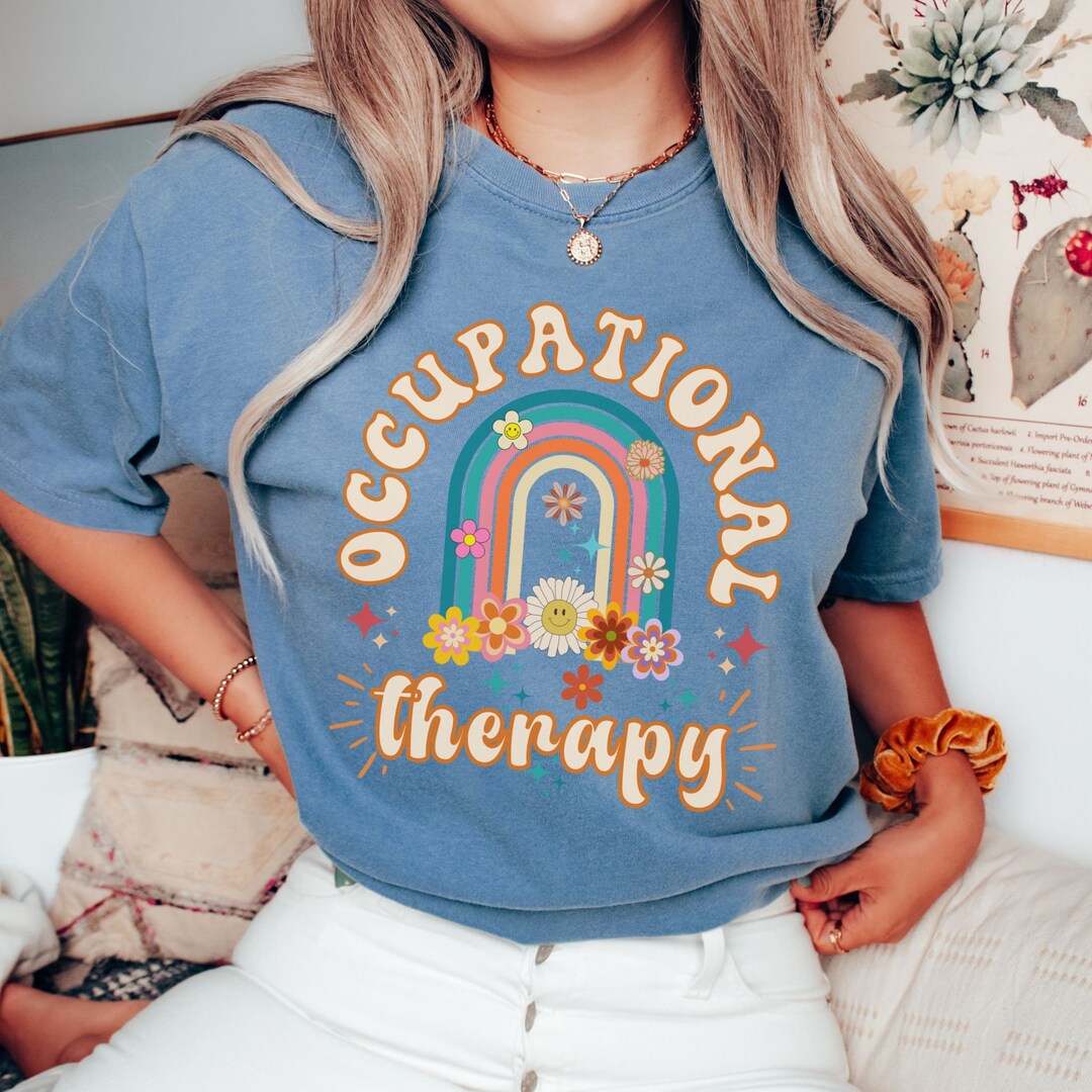 Retro Occupational Therapy Comfort Colors Shirt Gifts, OT Gifts, Future ...