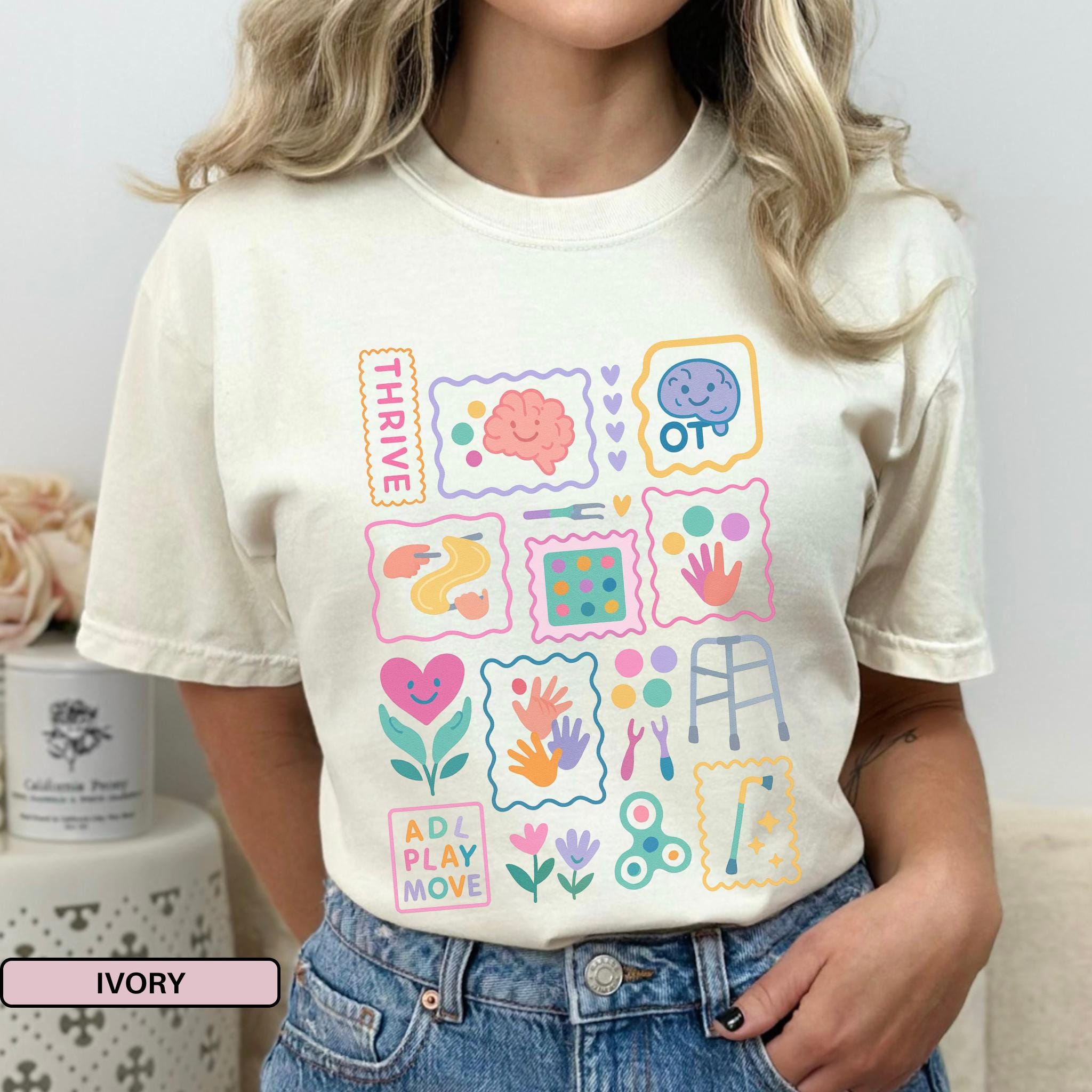 Occupational Therapy Shirt for Occupational Therapist Gift for OT Shirt ...