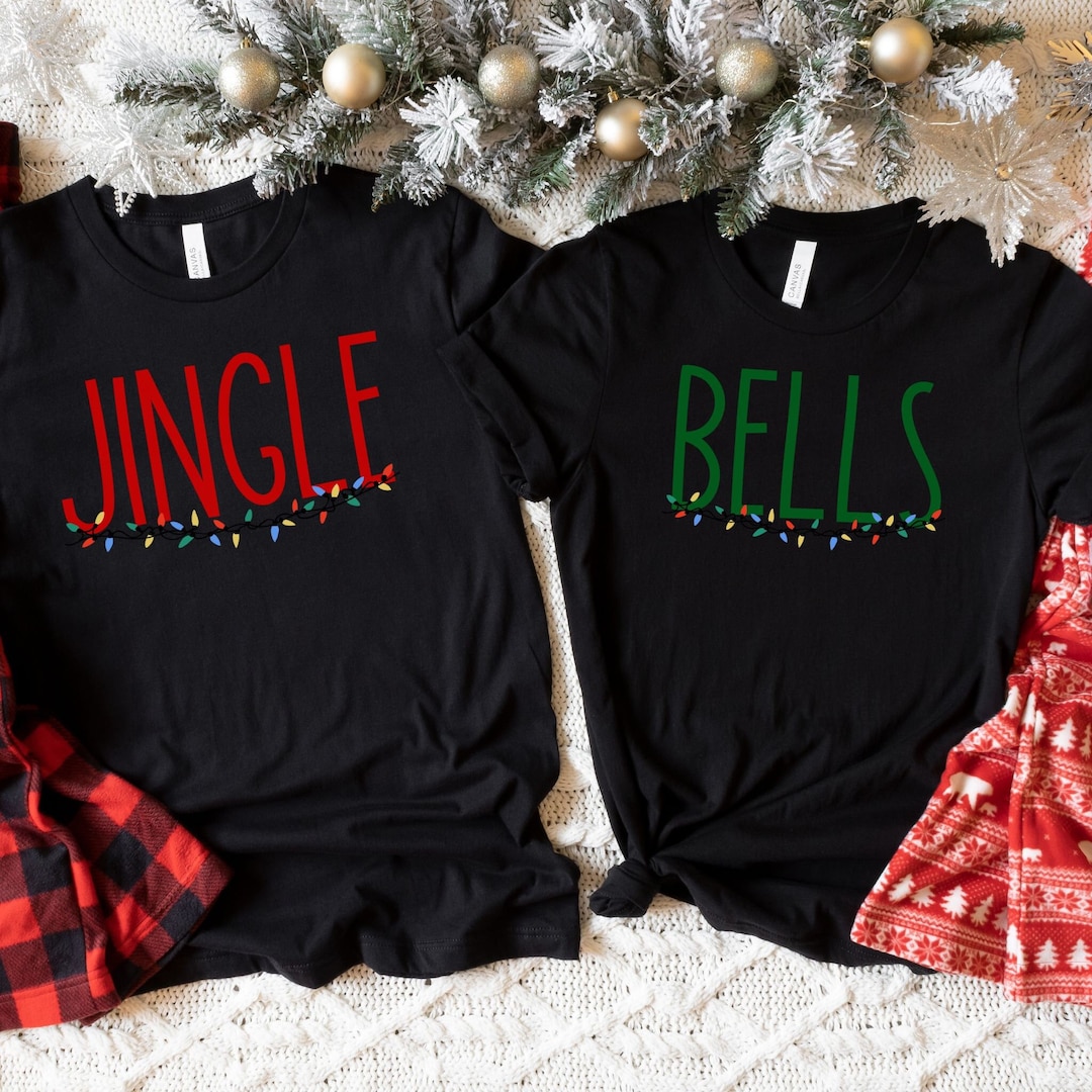 Couples Christmas Shirts, Christmas Couple Shirts, Jingle Bells ...