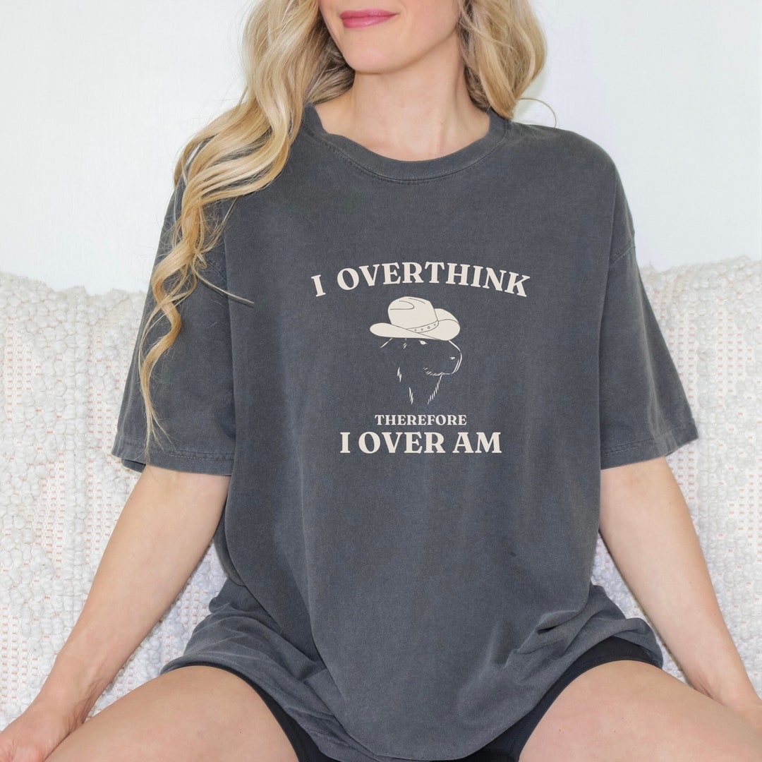 Capybara Shirt Funny Meme Shirt Gen Z Shirt Overthinker Homebody ...