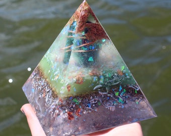 Real Orgonite Pyramid - Etsy
