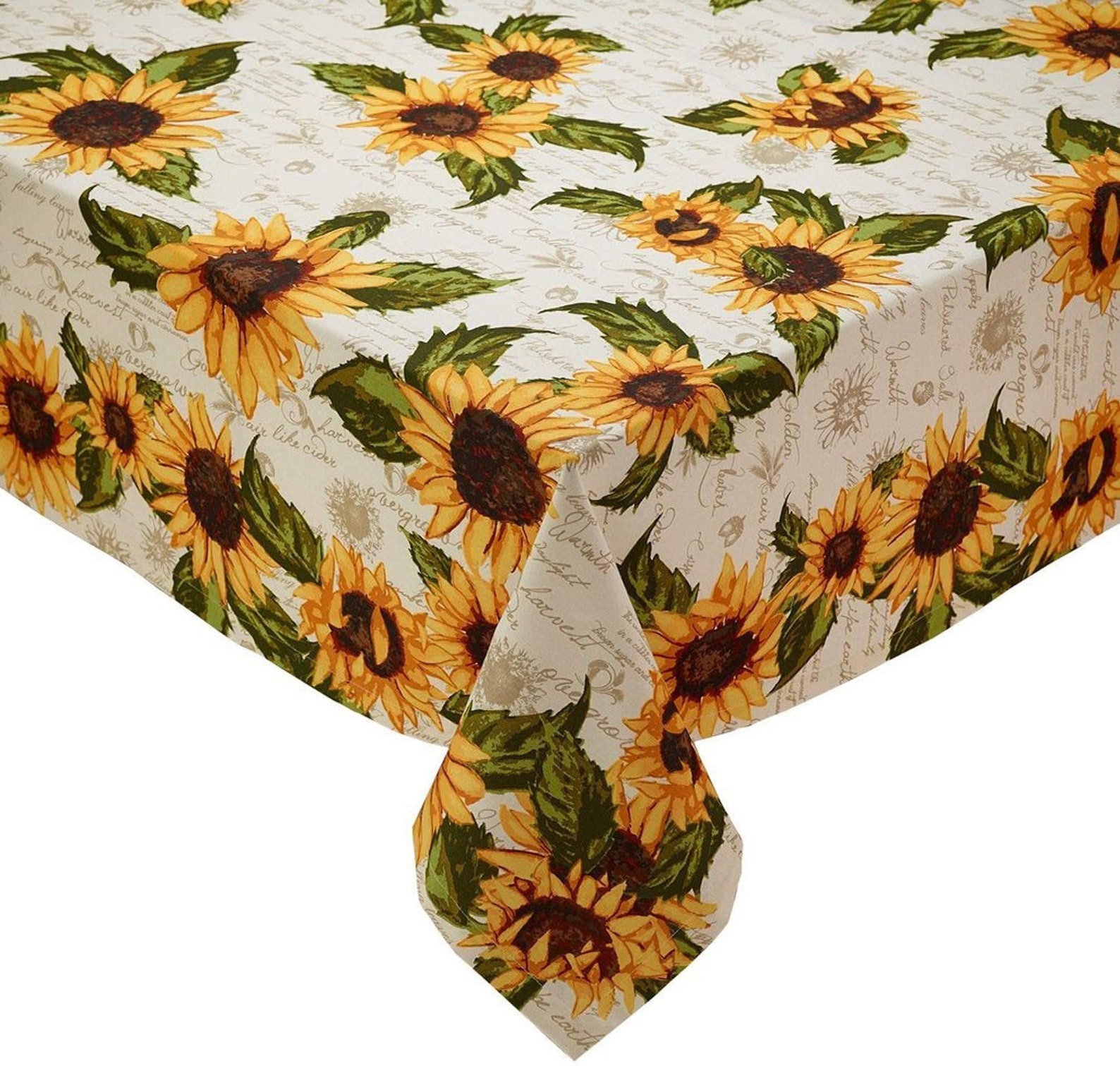 Rustic Sunflower Table Linens (52x52 Inch Tablecloth) - Etsy