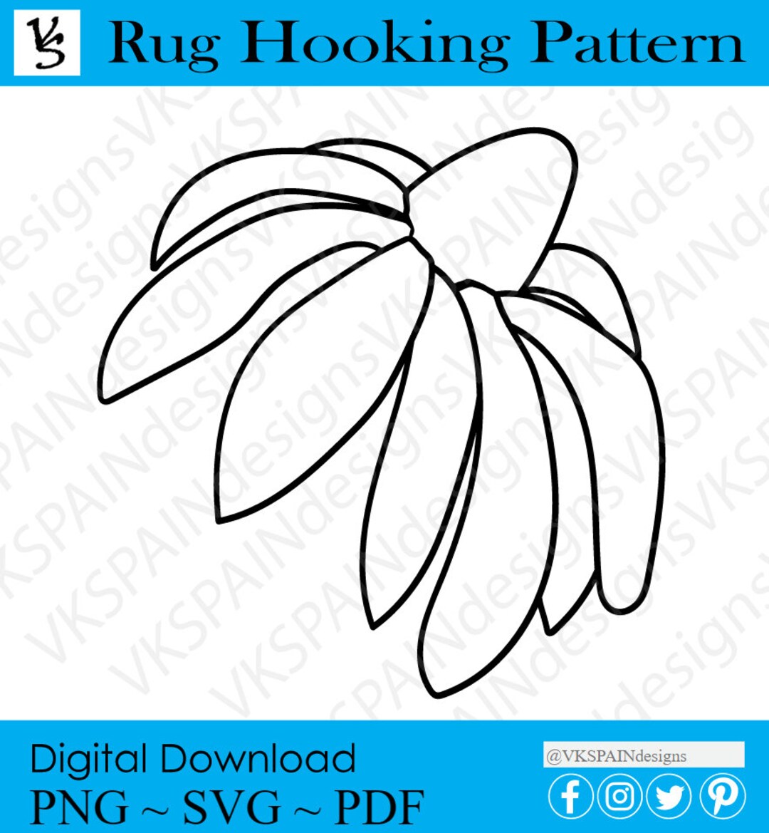 Rug Hooking SVG ~ Rug Hooking Pattern SVG ~ Rug Hooking Supplies ...