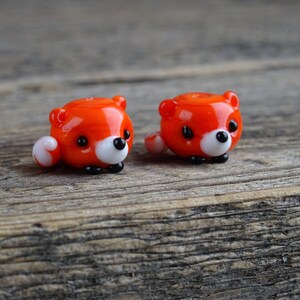 Glass Figurines Tiny Fox Figurine Miniature Fox Sculpture Sleeping Fox ...