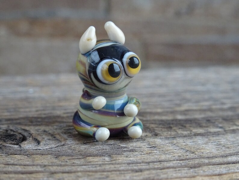 Tiny Monster Miniature Glass Monster Figurine Monster - Etsy
