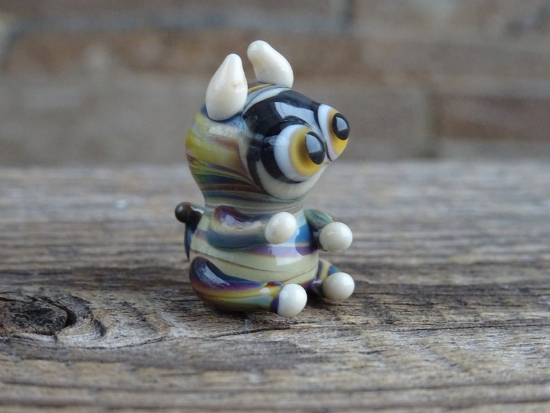 Tiny Monster Miniature Glass Monster Figurine Monster - Etsy