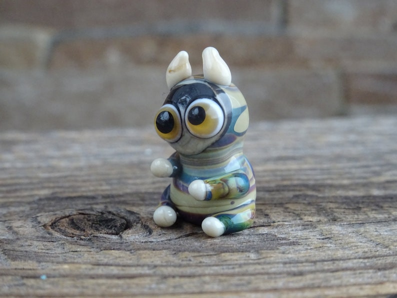 Tiny Monster Miniature Glass Monster Figurine Monster - Etsy