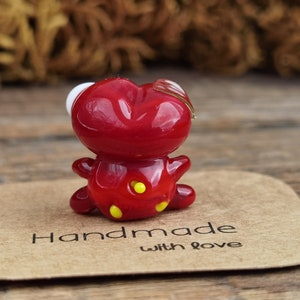 Tiny Monster Miniature, Glass Monster Figurine, Monster Sculpture for ...