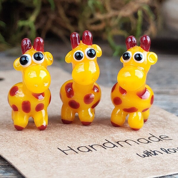 Miniature Glass Animals - Etsy