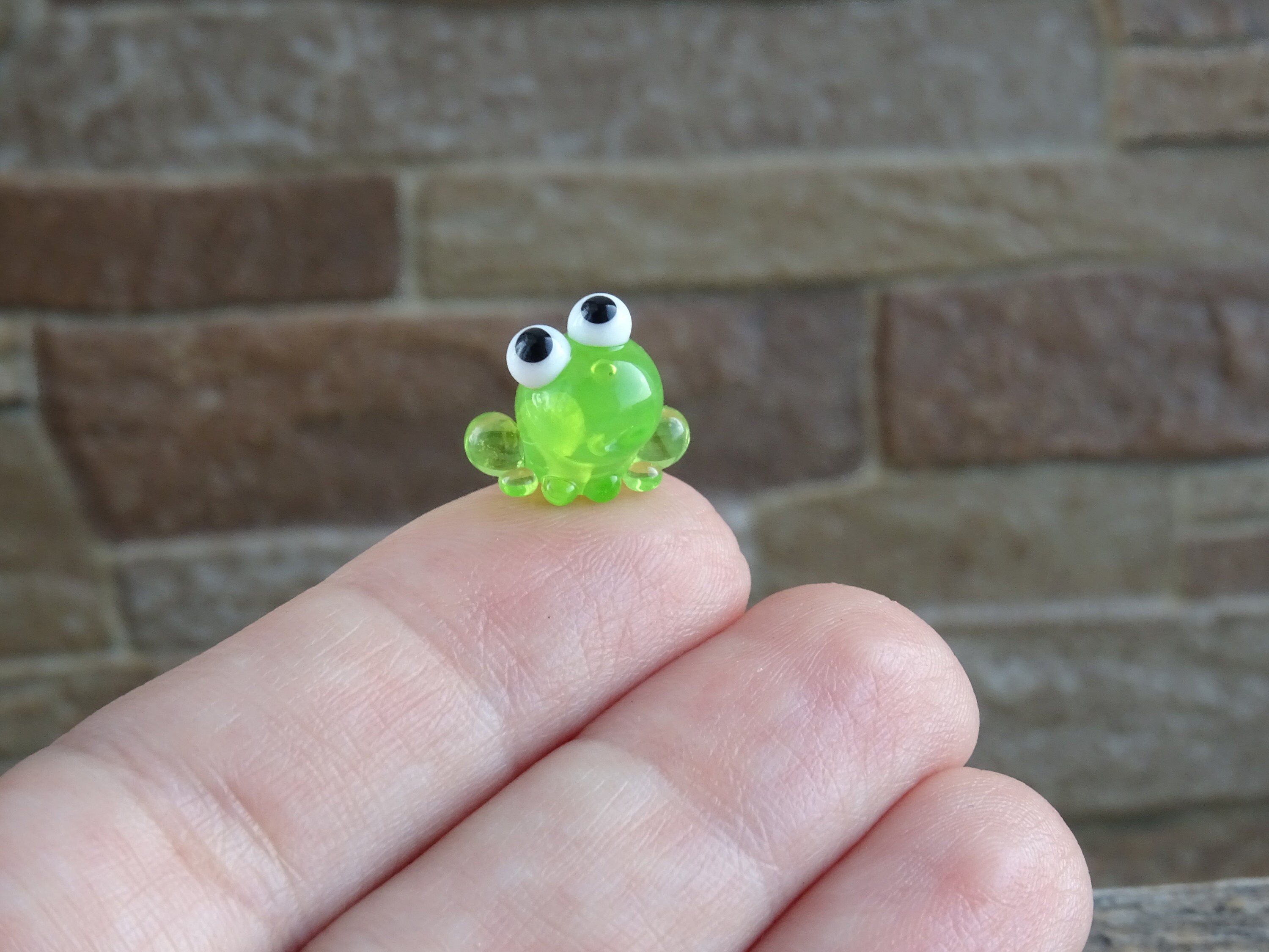 Frog Gifts Frog Figurine Tiny Frog Miniature Mini Glass Frog - Etsy