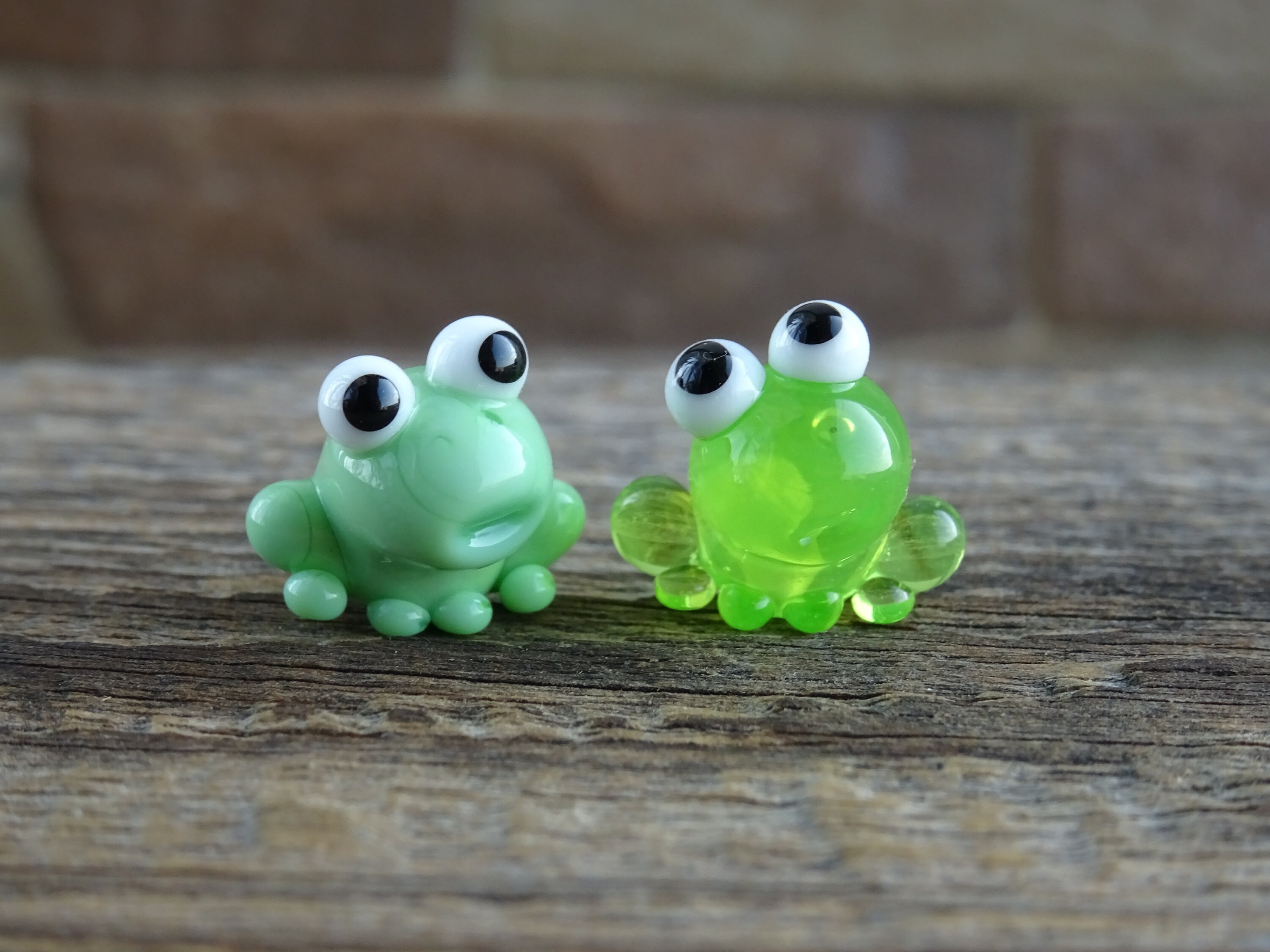 Frog Gifts Frog Figurine Tiny Frog Miniature Mini Glass Frog - Etsy