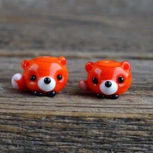 Glass Figurines Tiny Fox Figurine Miniature Fox Sculpture Sleeping Fox ...