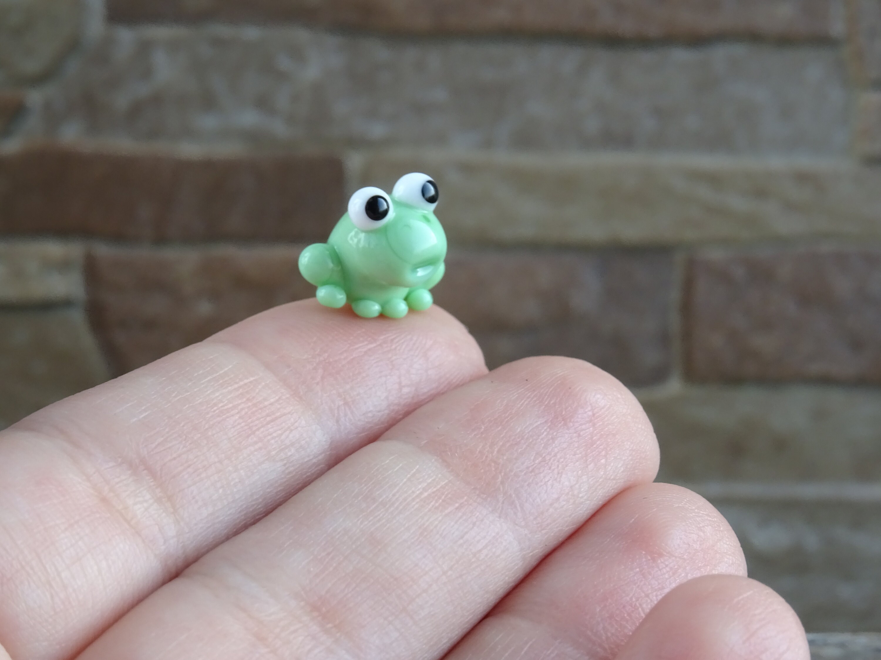Frog Gifts Frog Figurine Tiny Frog Miniature Mini Glass Frog - Etsy