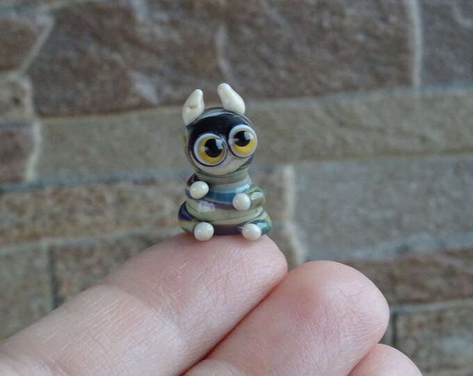 Tiny Monster Miniature Glass Monster Figurine Monster - Etsy