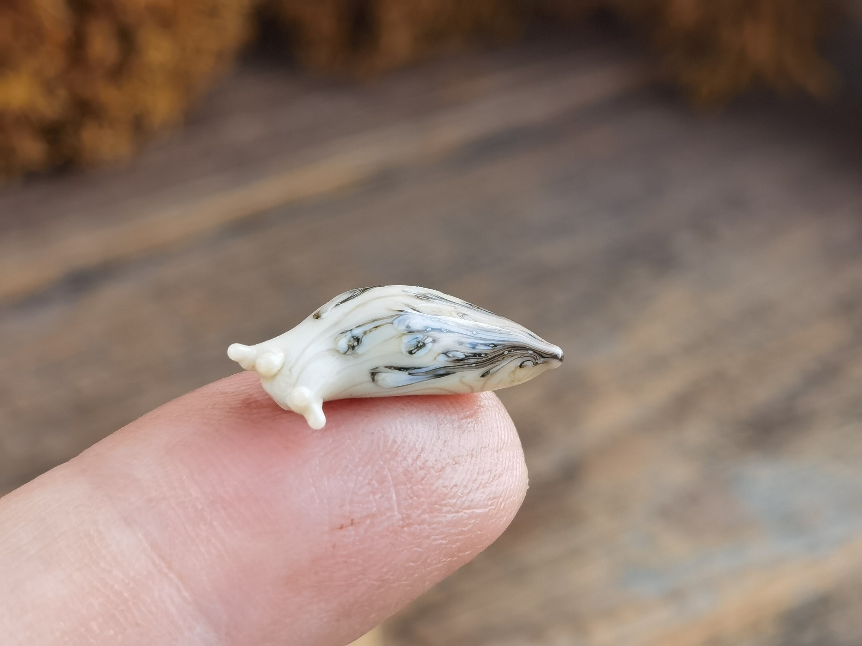 GLASS FIGURINES Slug Figurine Aquarium Decoration Miniature - Etsy