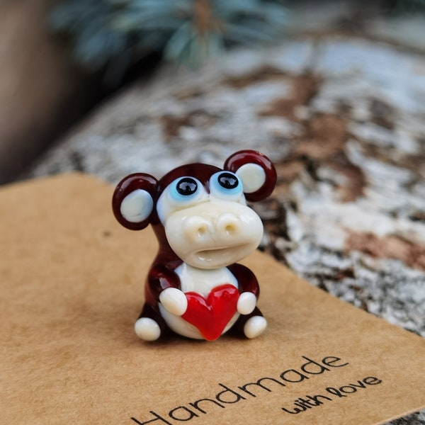 Glass Monkey - Etsy