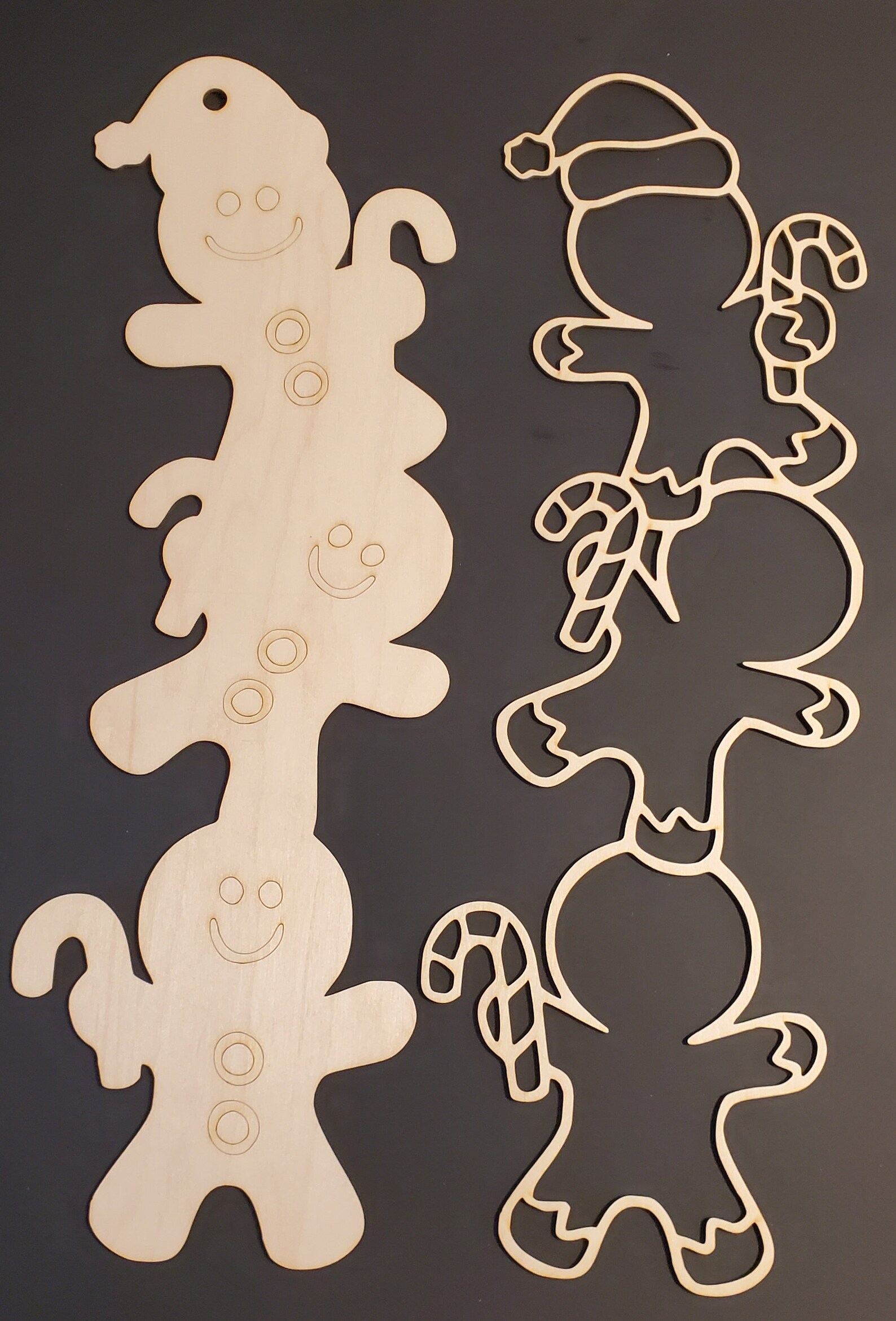 Gingerbread Man Tower Decoration and Plaque | Etsy