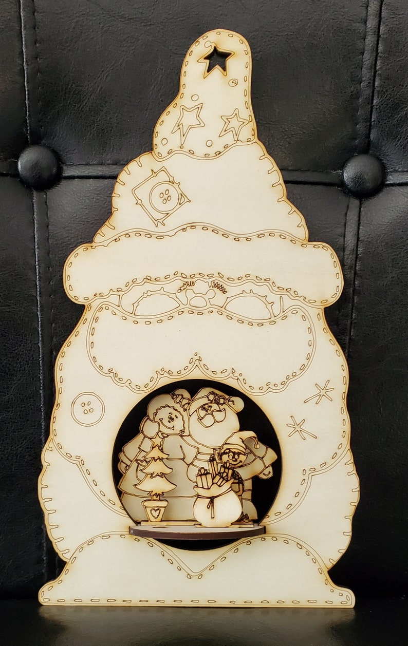 3D Santa Body Decoration - Etsy