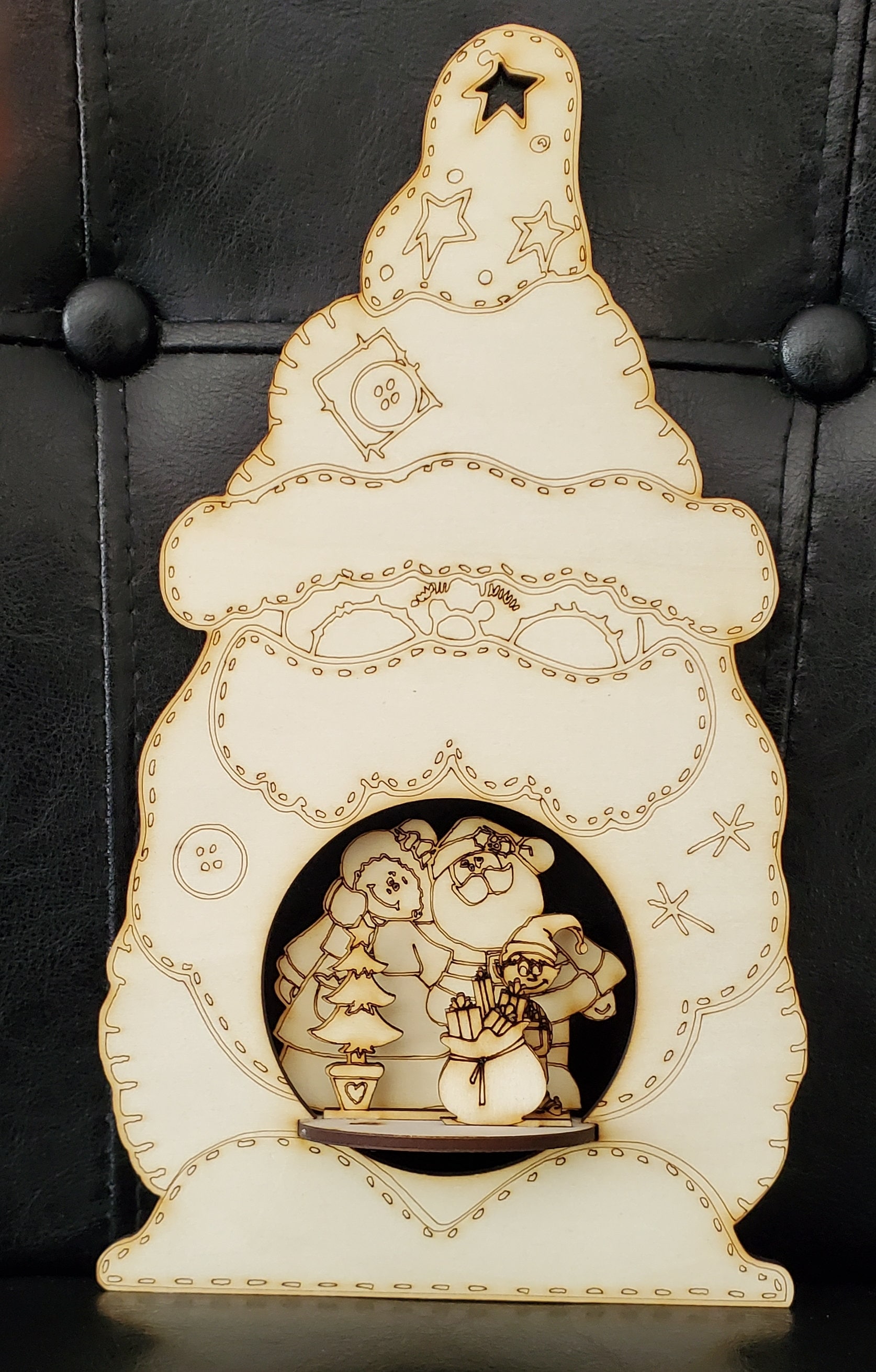 3D Santa Body Decoration - Etsy