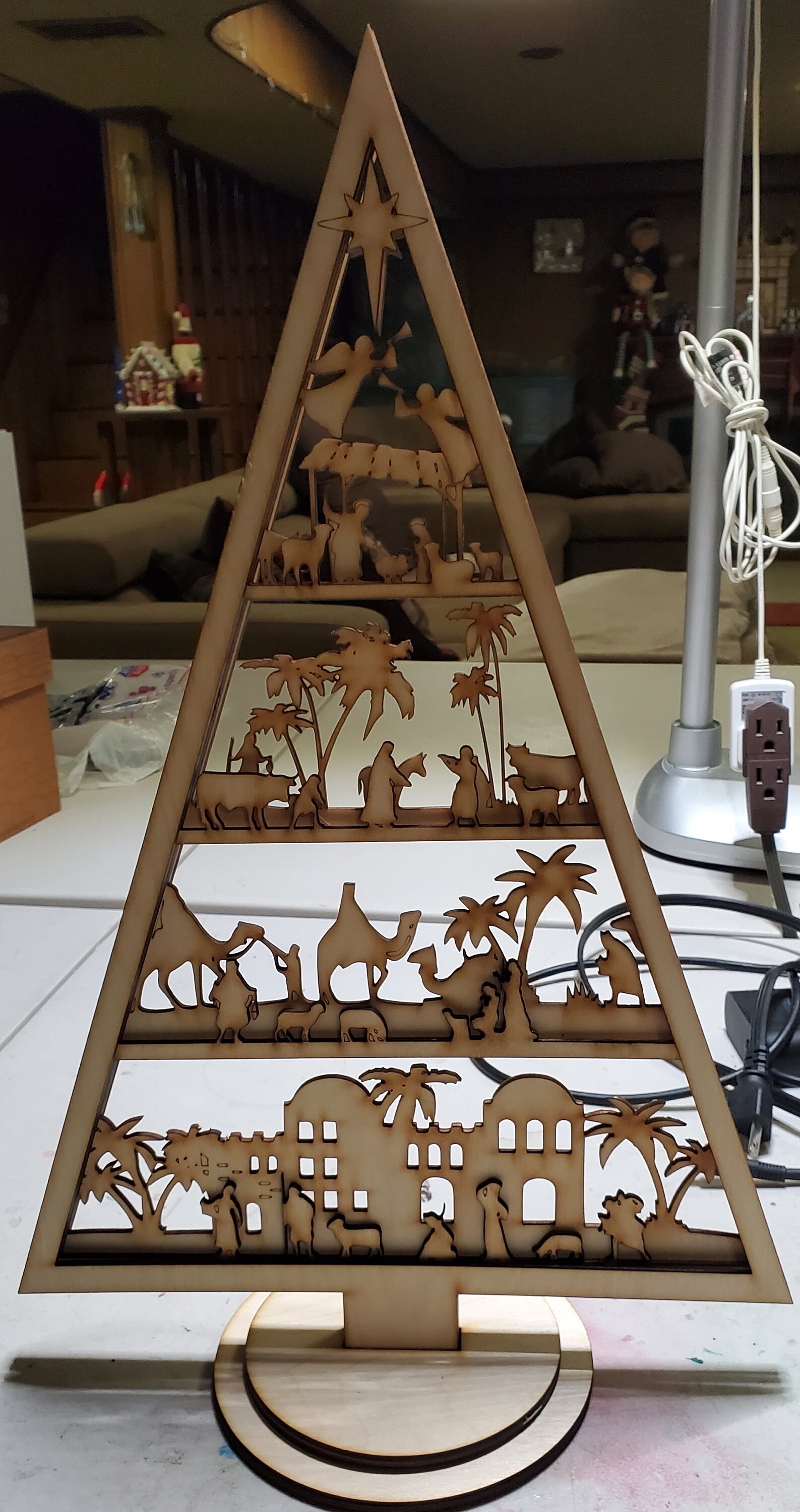 Nativity Tree - Etsy