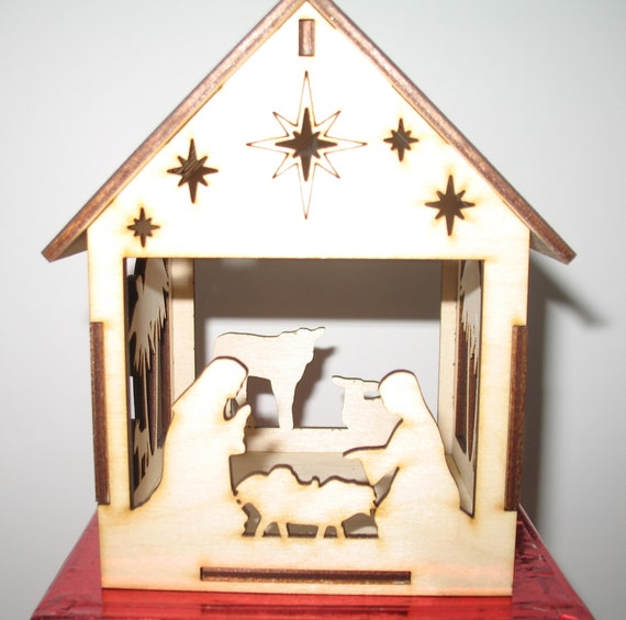 Nativity Houses for Decorations - Etsy