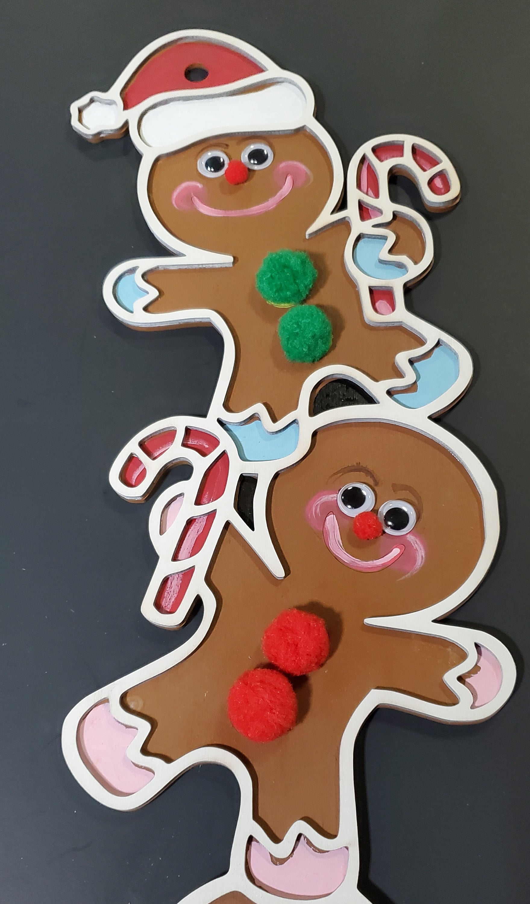 Gingerbread Man Tower Plaque - Etsy