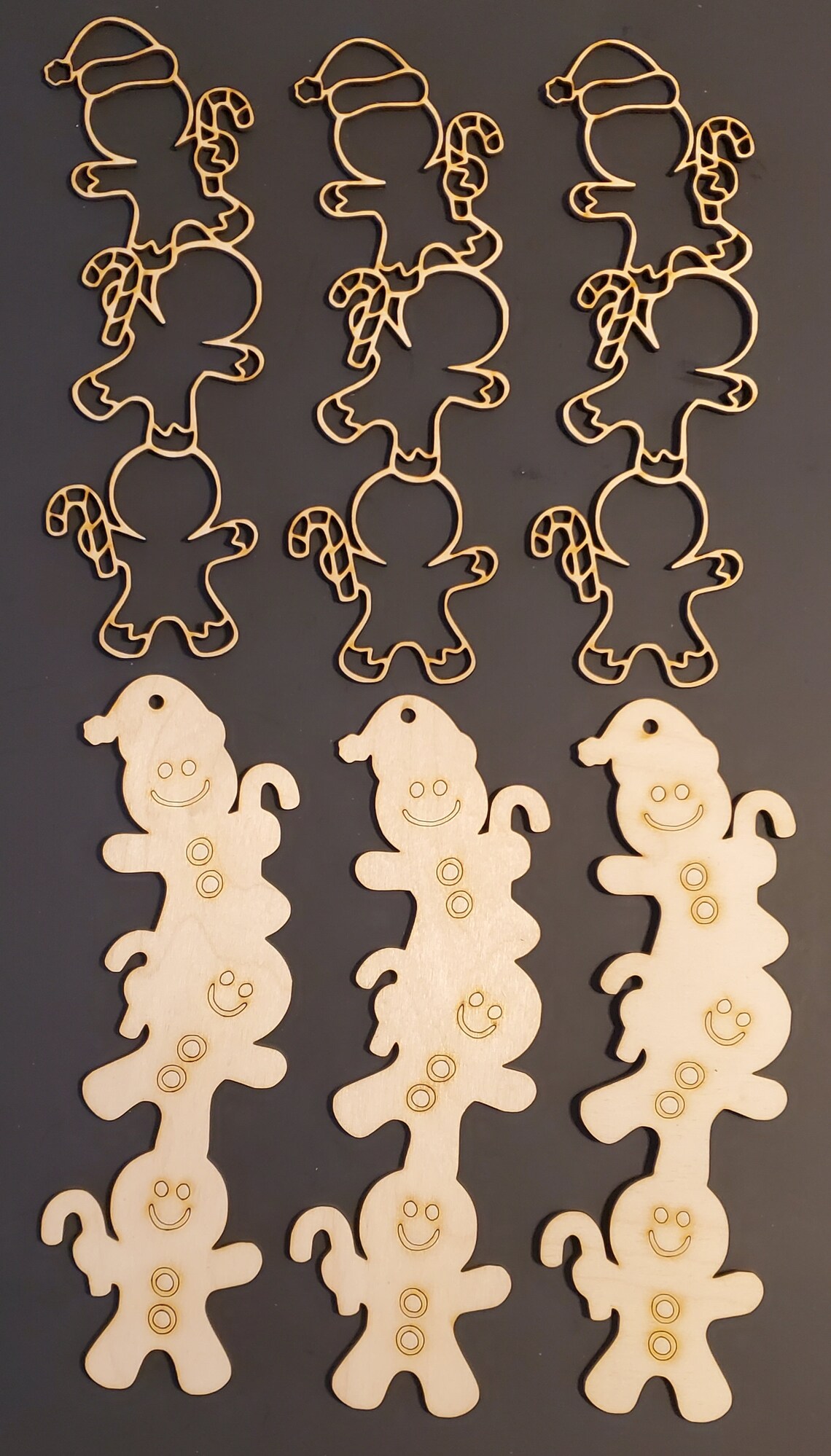 Gingerbread Man Tower Decoration and Plaque - Etsy