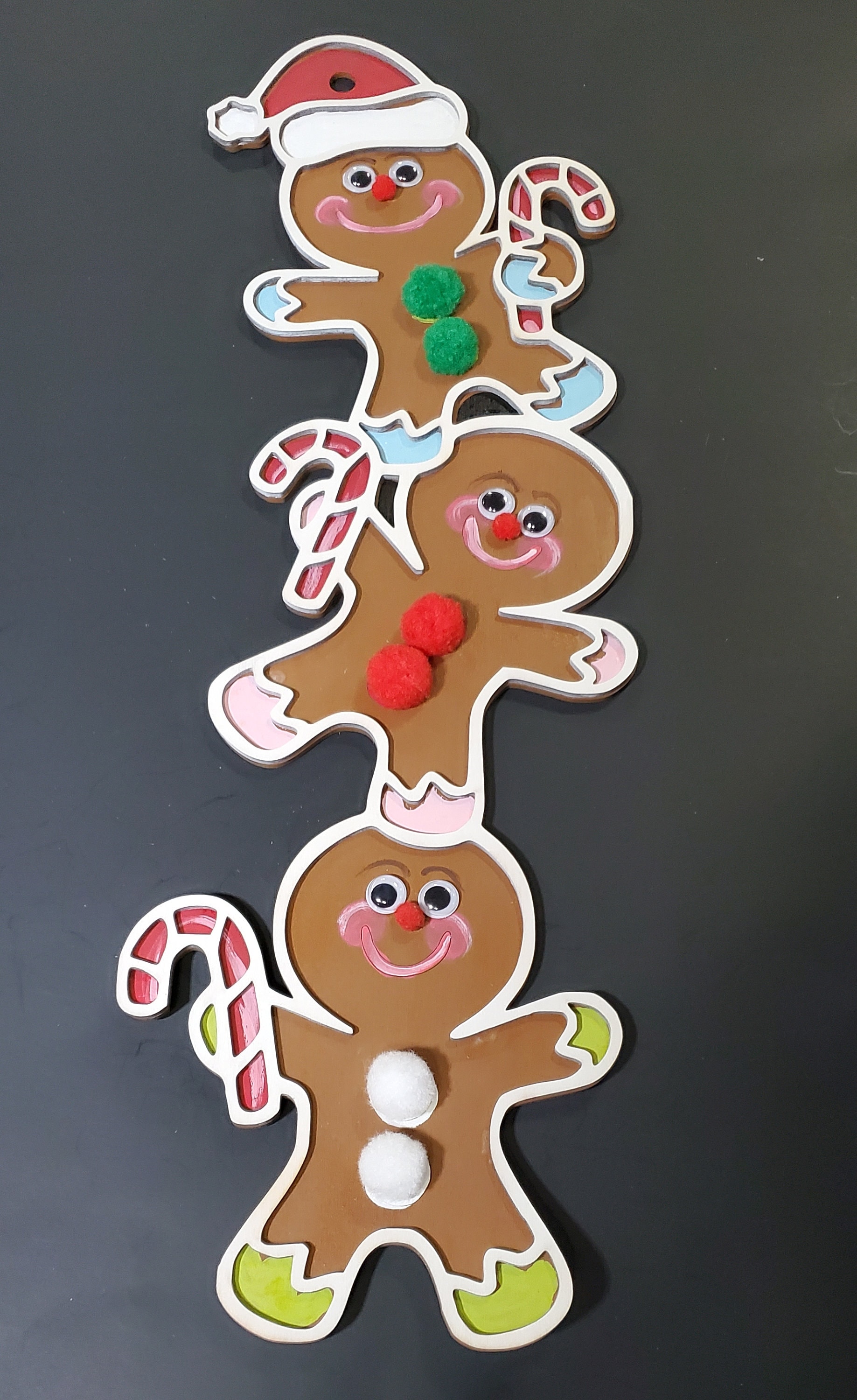 Gingerbread Man Tower Plaque - Etsy
