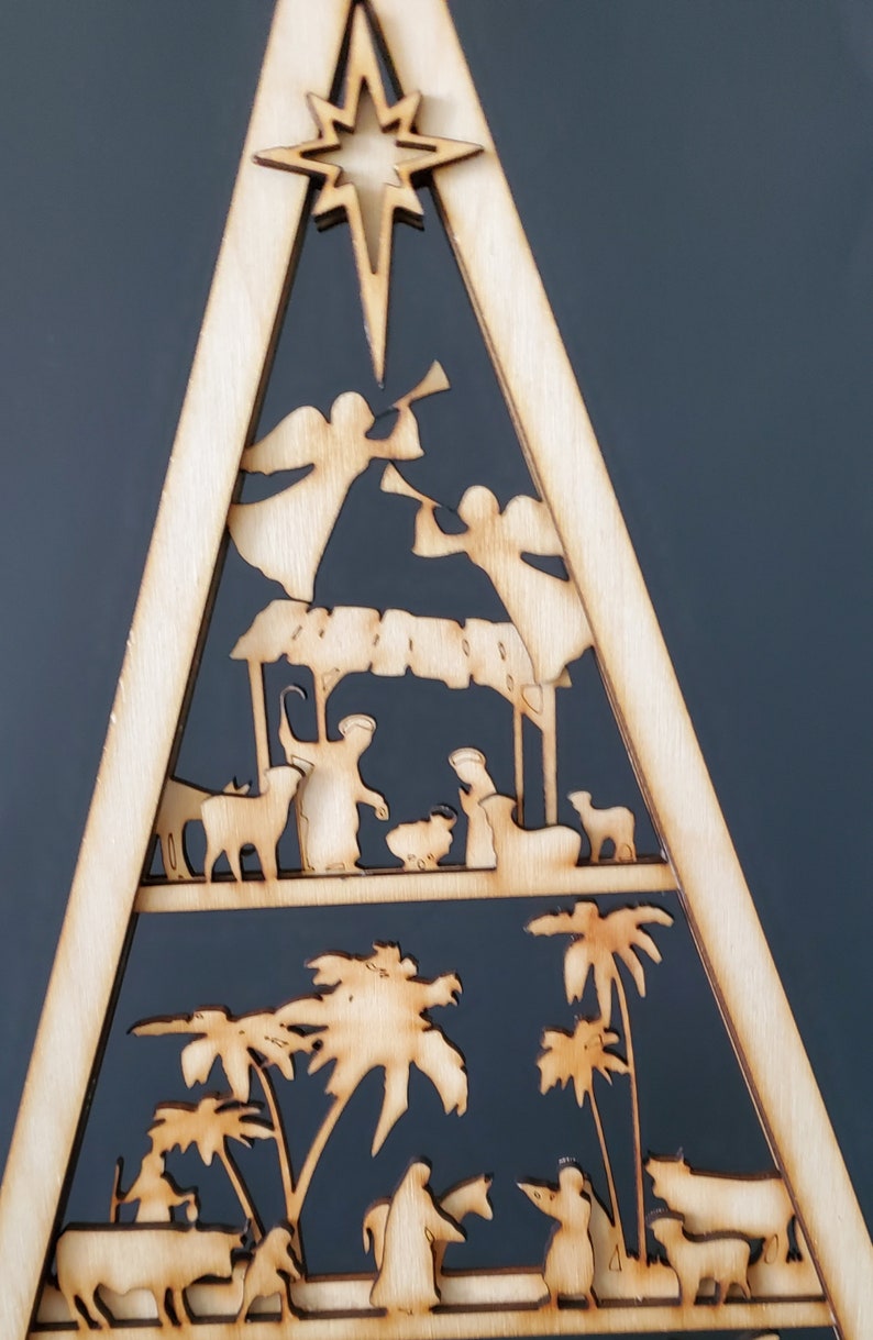 Nativity Tree - Etsy