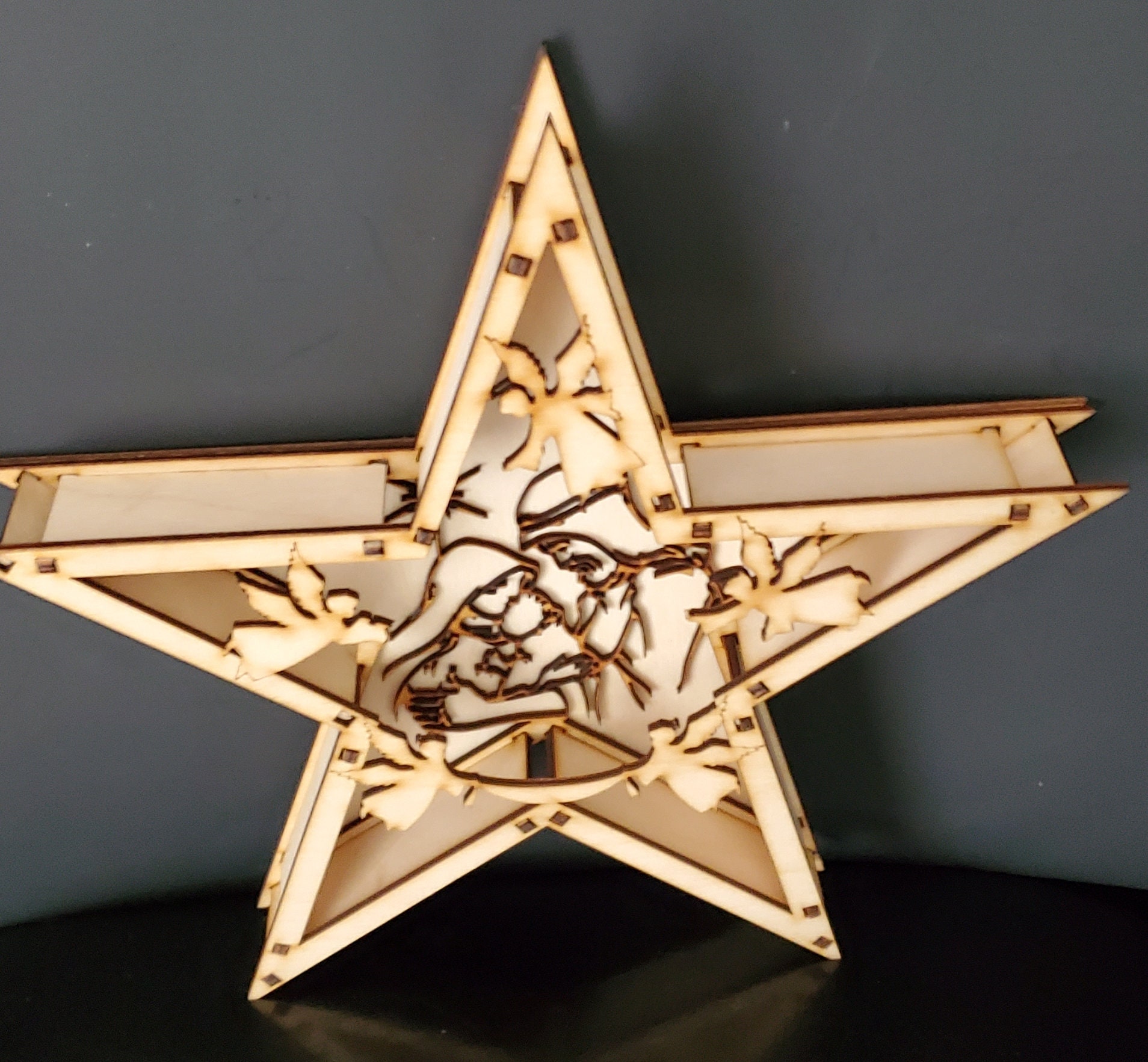 Starlight Nativity Night Light - Etsy