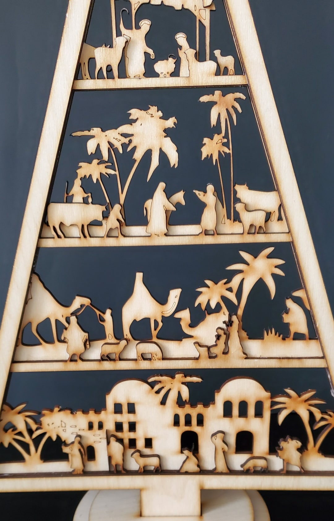 Nativity Tree - Etsy