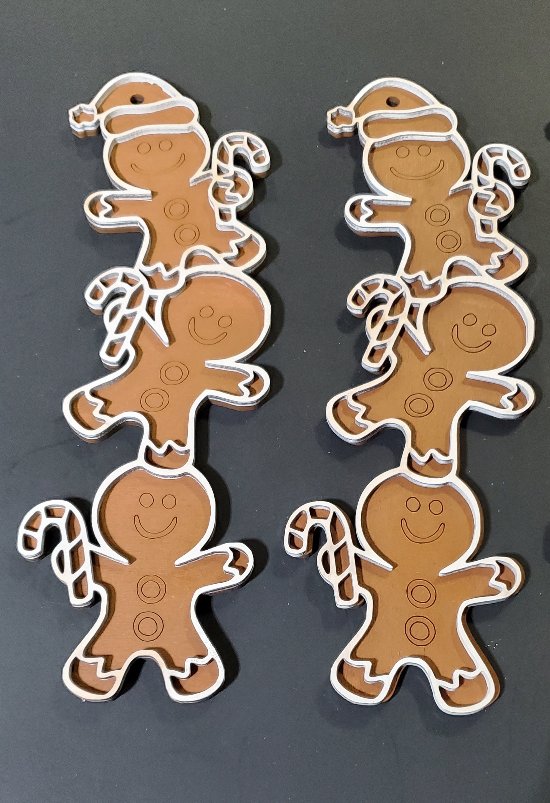 Gingerbread Man Tower Decoration and Plaque - Etsy